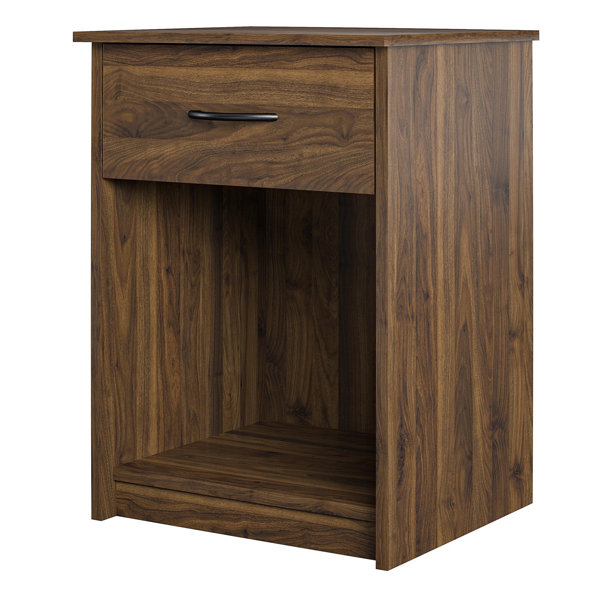 Ameriwood Classic Nightstand With Drawer Black Oak Perigold